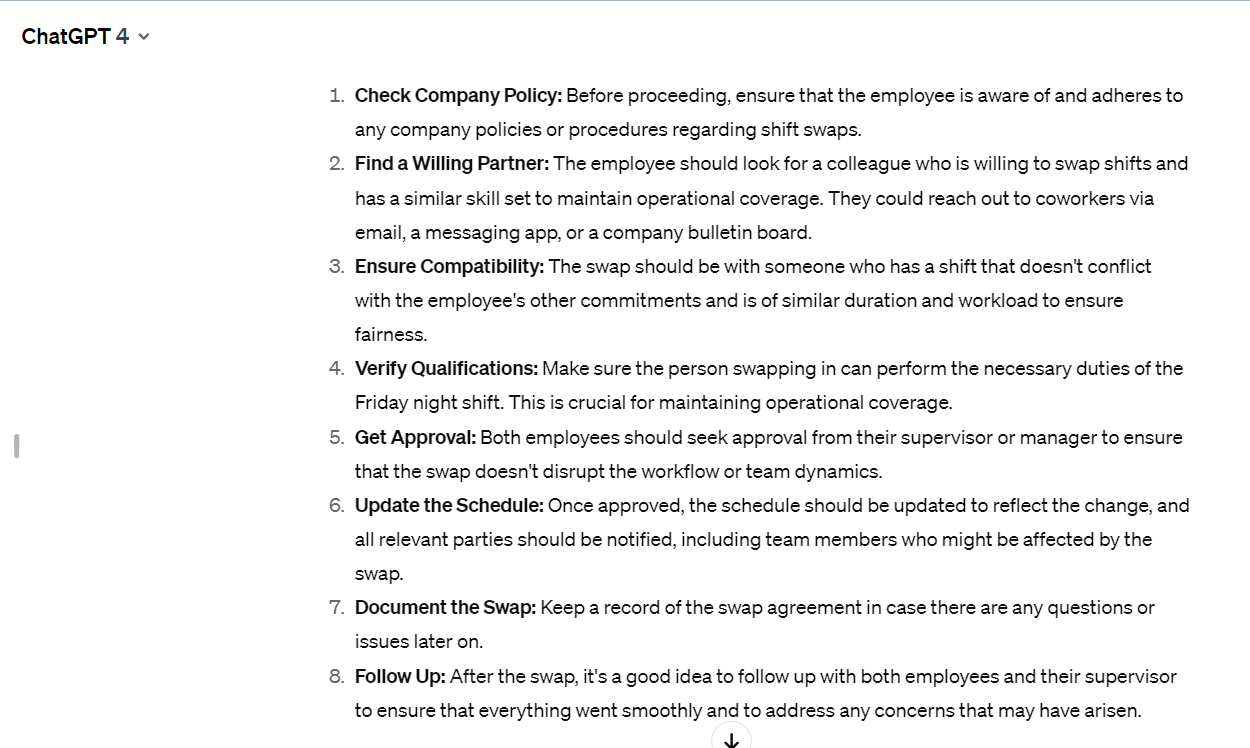 How to Use ChatGPT for Staff Scheduling