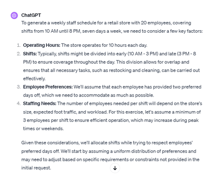 How to Use ChatGPT for Staff Scheduling